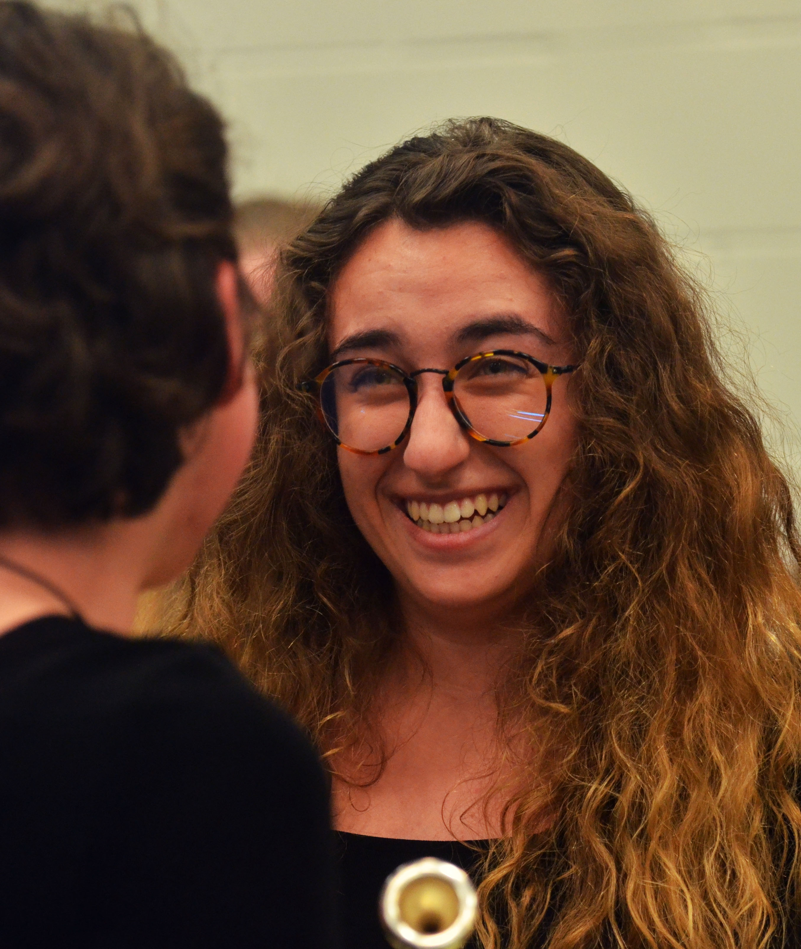 Before the band goes on stage, senior Alina Kolchinsky shares a story ...