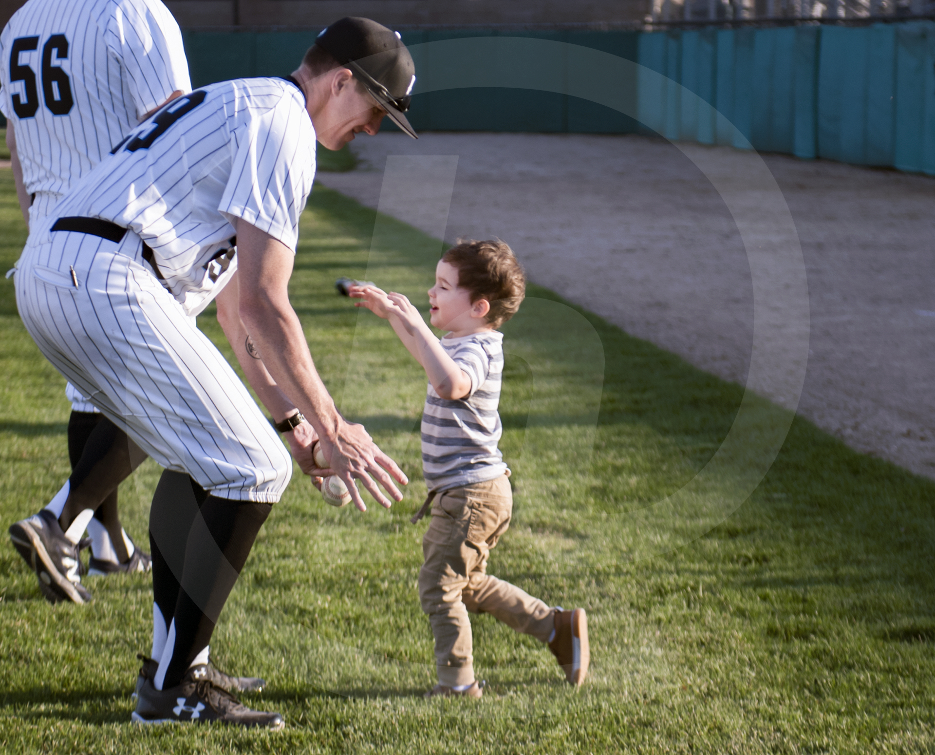 After walking away from the team huddle, head coach Will Gordon’s son ...
