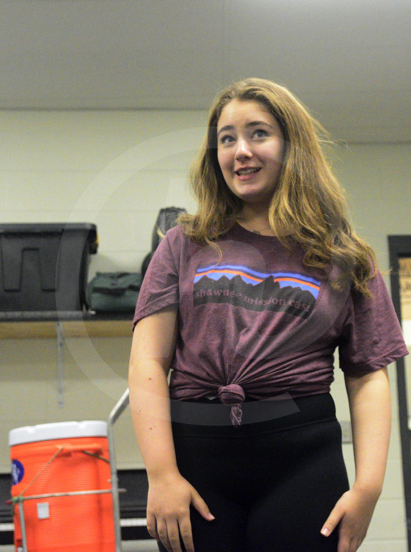 Sophomore Estelle Gordon preforms a monologue for an audition for her ...