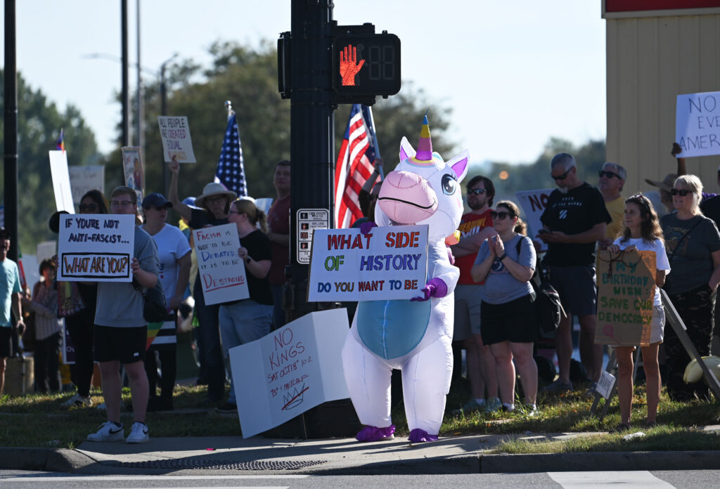 No More Kings: No Kings protests on Oct. 18 drew in protesters across ...